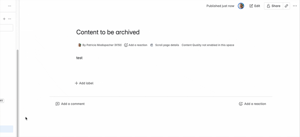 #83 - What Happens When You Archive a Page in Confluence? | Confluence Collaboration Hub ...